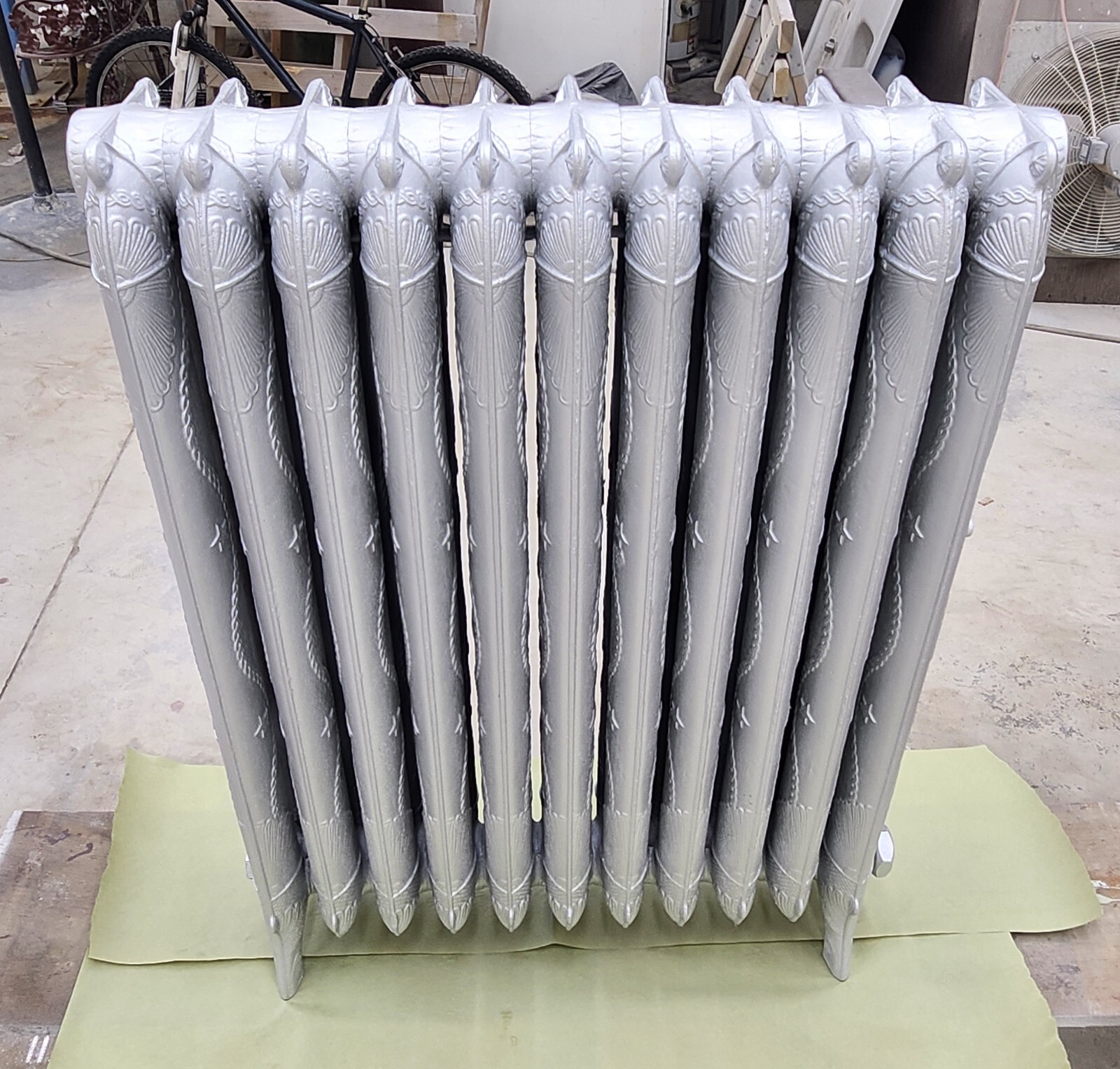 Victorian Radiator Cast Iron hot water steam antique heating star rope ...