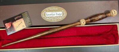 Cornelius Fudge Wand 15", REAL WOOD, Harry Potter, Minister of Magic ...