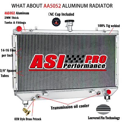 ASI 3 Row Aluminum Radiator For 2010-2011 Chevy Camaro SS Coupe ...