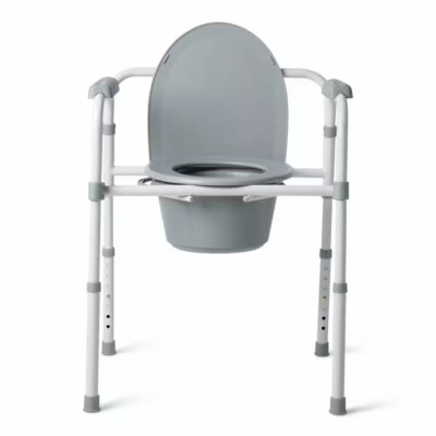 3in1 Adult Toilet Seat Potty Chair Folding Commode Bedside Portable ...