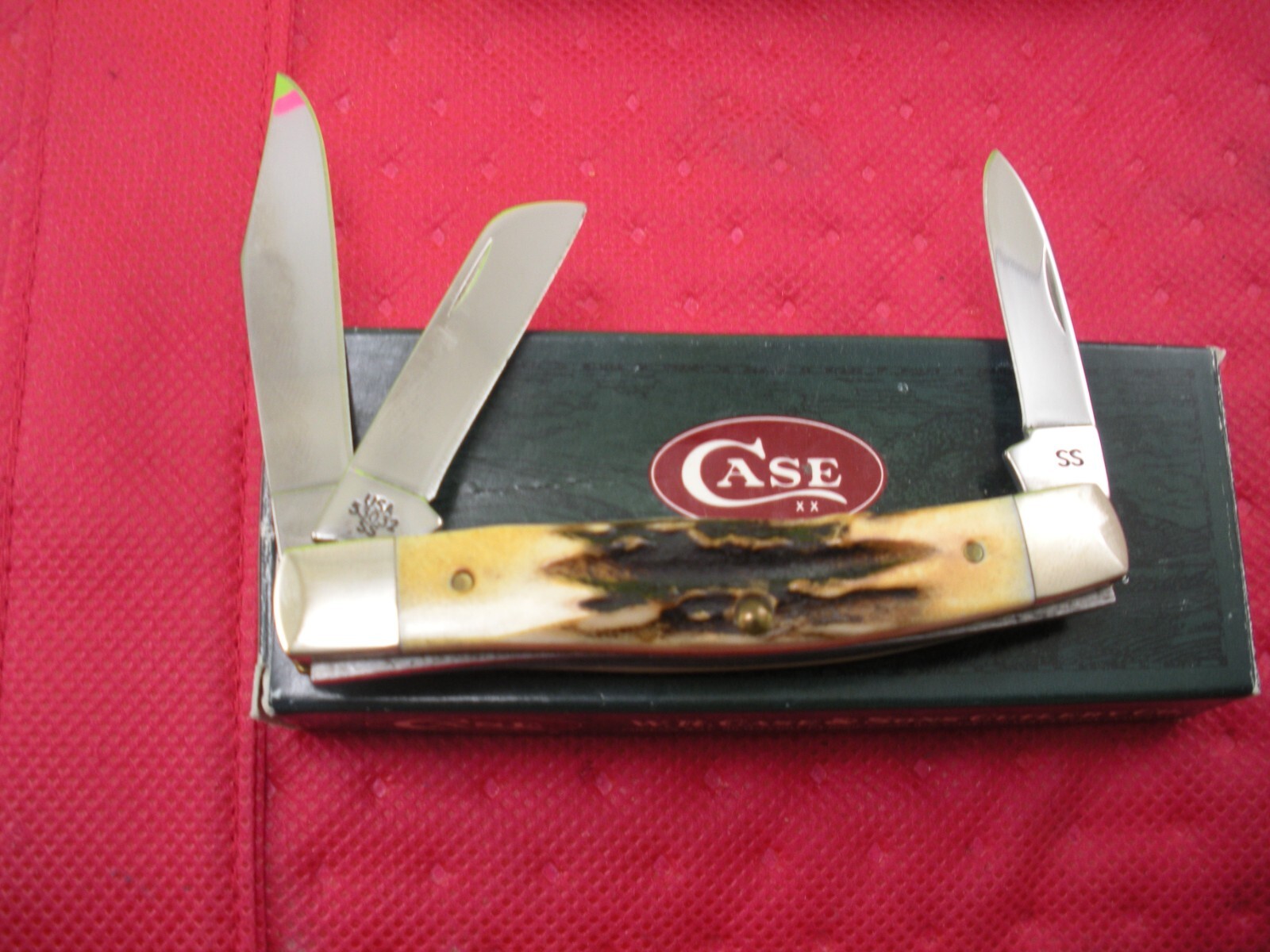 CASE STAG STOCKMAN KNIFE NEVER USED IN BOX # 53032 SS D5 | eBay