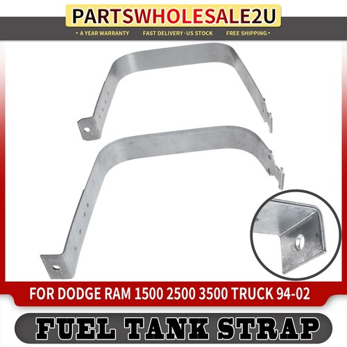 2x Fuel Tank Straps for Dodge Ram 1500 2500 3500 Pickup 94-02 4000 1995 ...