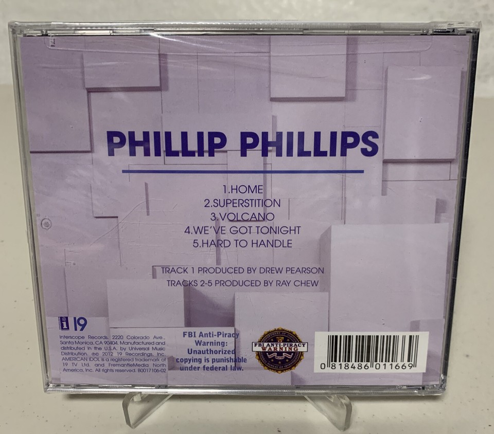American Idol Season 11: Highlights [EP] by Phillip Phillips (CD, 2012 ...