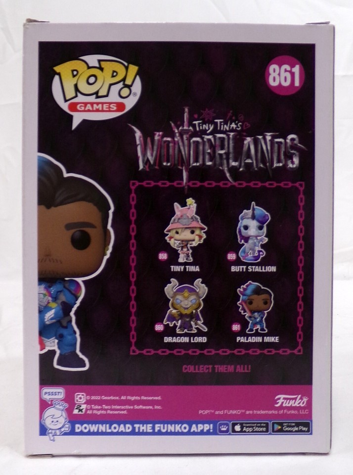 Funko Pop! Games Tiny Tina's Wonderlands 861 Paladin Mike Vinyl Figure ...