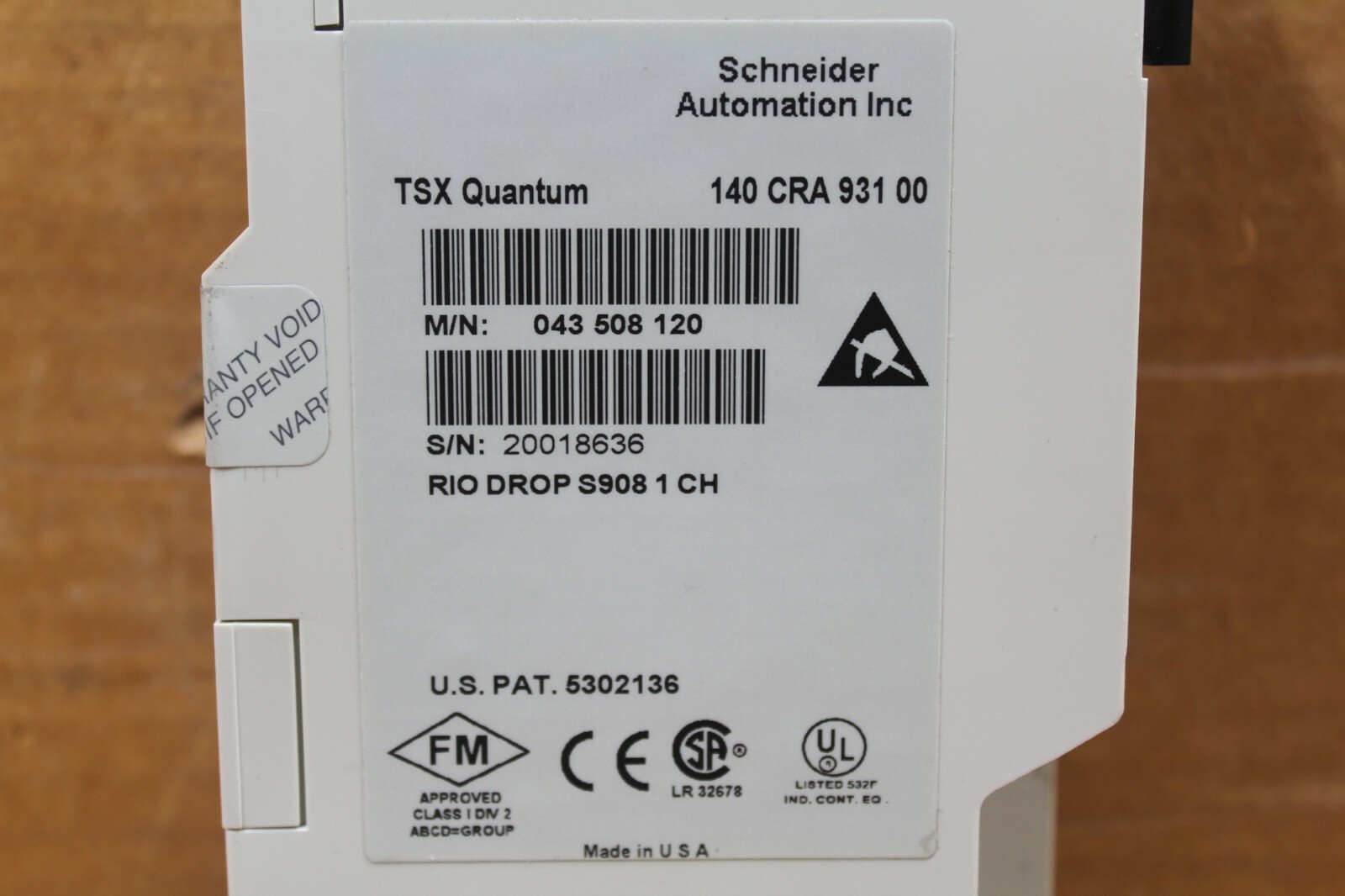 Schneider 140 CRA 931 00 I/O Module for sale online | eBay