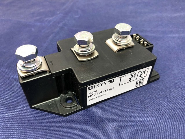 MCC220-12io1 IXYS Dual Thyristor Module SCR 250A 1200V 7-Pin Y2 DCB for ...