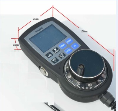 24V Pendant Control 6-Axis CNC Pendant Handwheel With Emergency Stop ...
