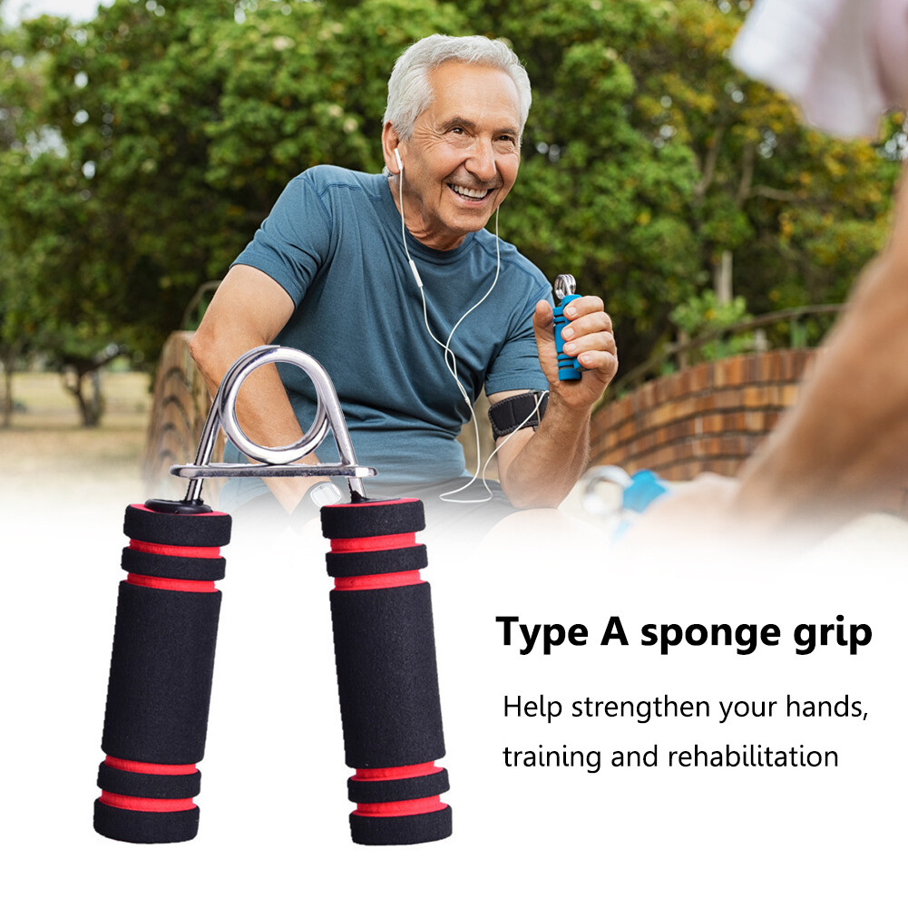 Spring Hand Grip Finger Strength Trainer Power Exerciser Training (Red ...