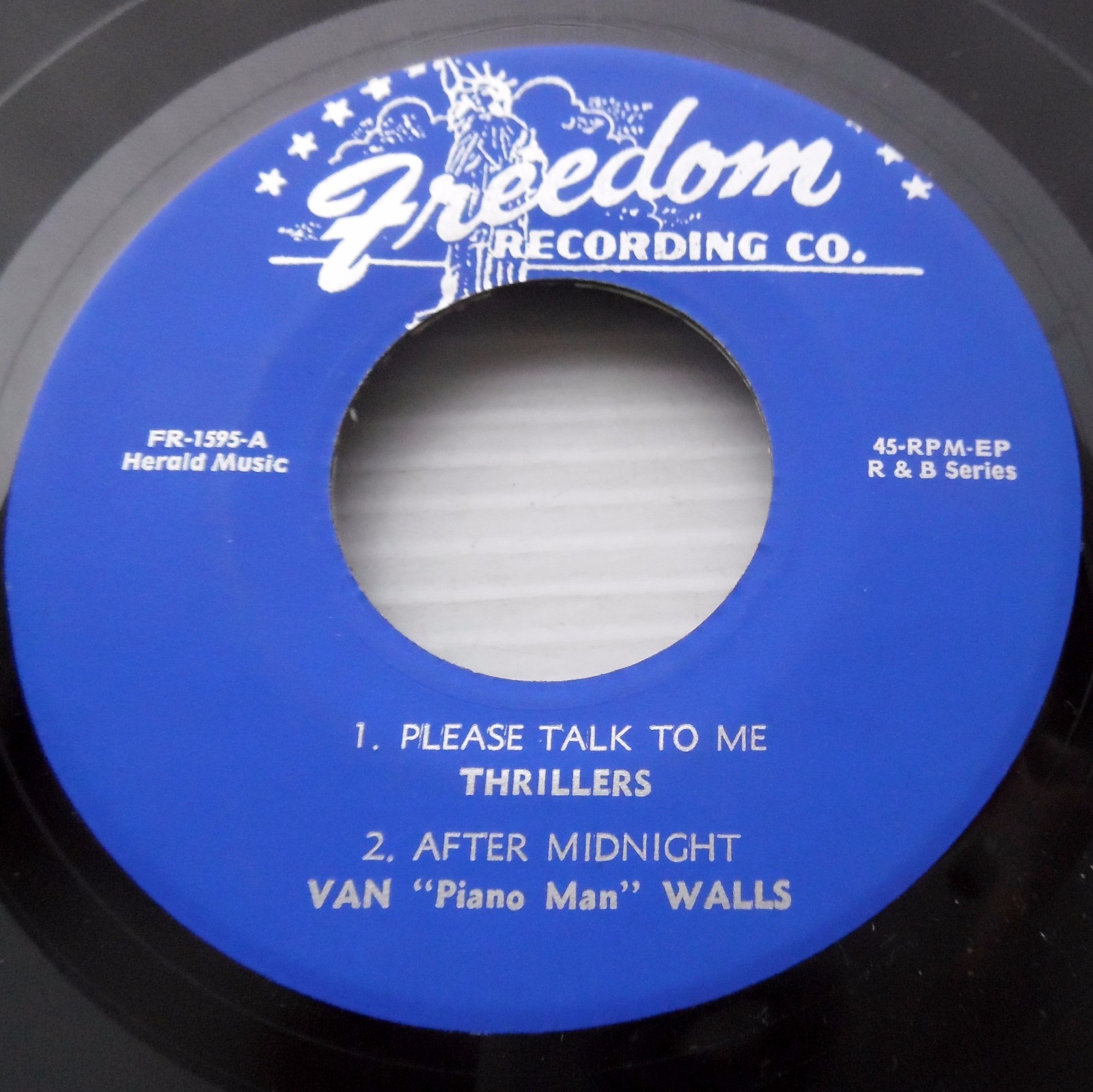 FREEDOM R&B 45 THRILLERS Van PIANO MAN WALLS Clarence BROWN Linda ...