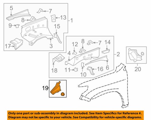 53781-60020 Toyota Packing, front fender apron trim, a 5378160020, New ...