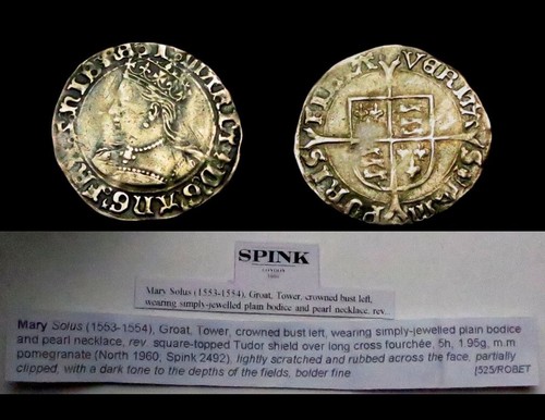 X232: Mary Solus Hammered Silver Groat, 1553-4. Spink 2492. Ex Spink | eBay