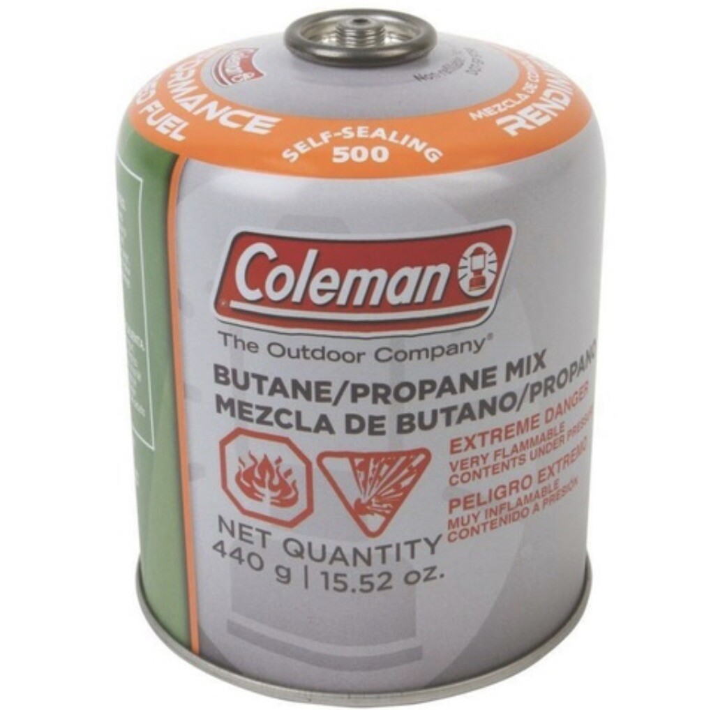 Coleman 440G Isobutane Fuel Butane Propane Mix Large Canister Camping ...