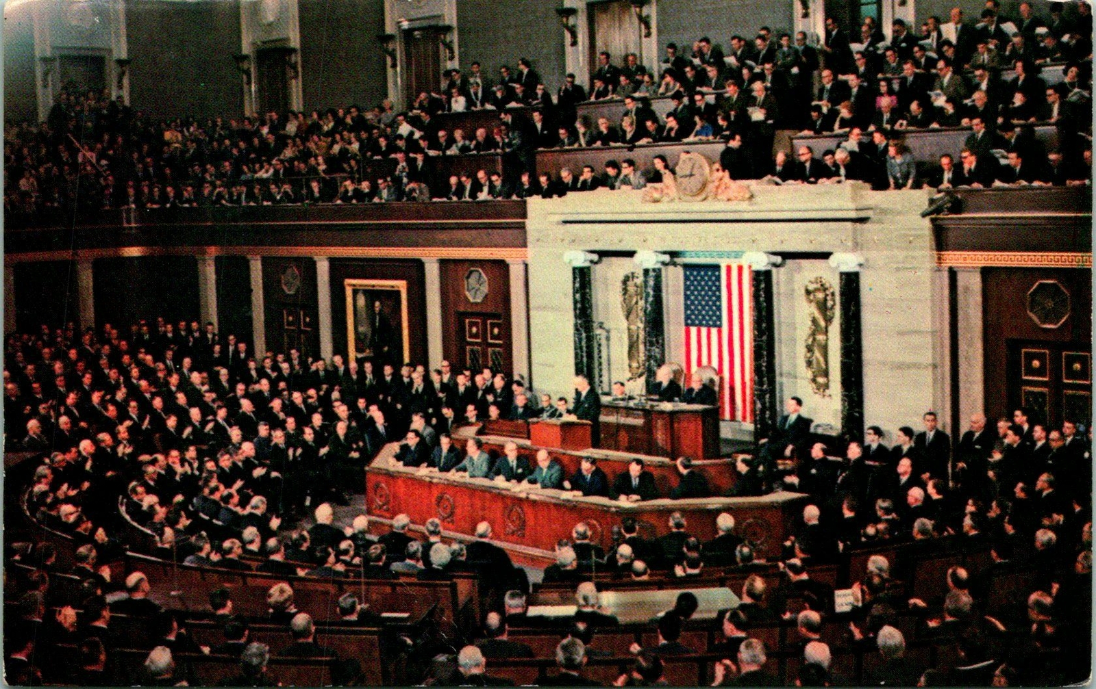 Washington DC US Congress In Session Postcard Unused (32156) | eBay