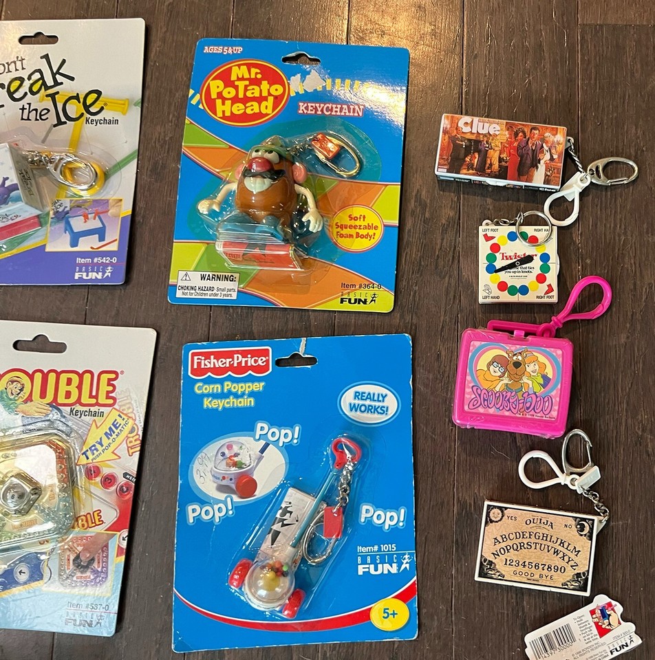Vintage 1990's - 2000's MINI GAME KEYCHAIN LOT of 25 - BOX BOARD ...