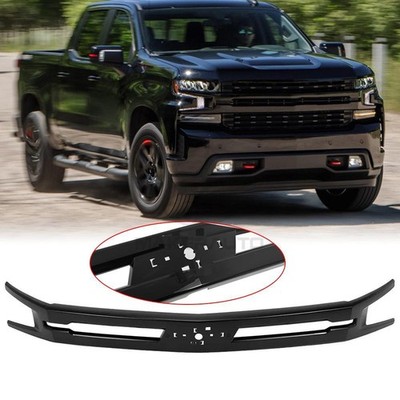 2019-2022 Chevrolet Silverado 1500 Front Center Grille Glossy Black ...