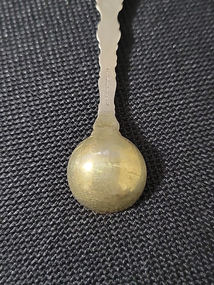 Vintage Gorham Sterling Silver Small Spoon Demitasse Monogrammed 4.5g ...