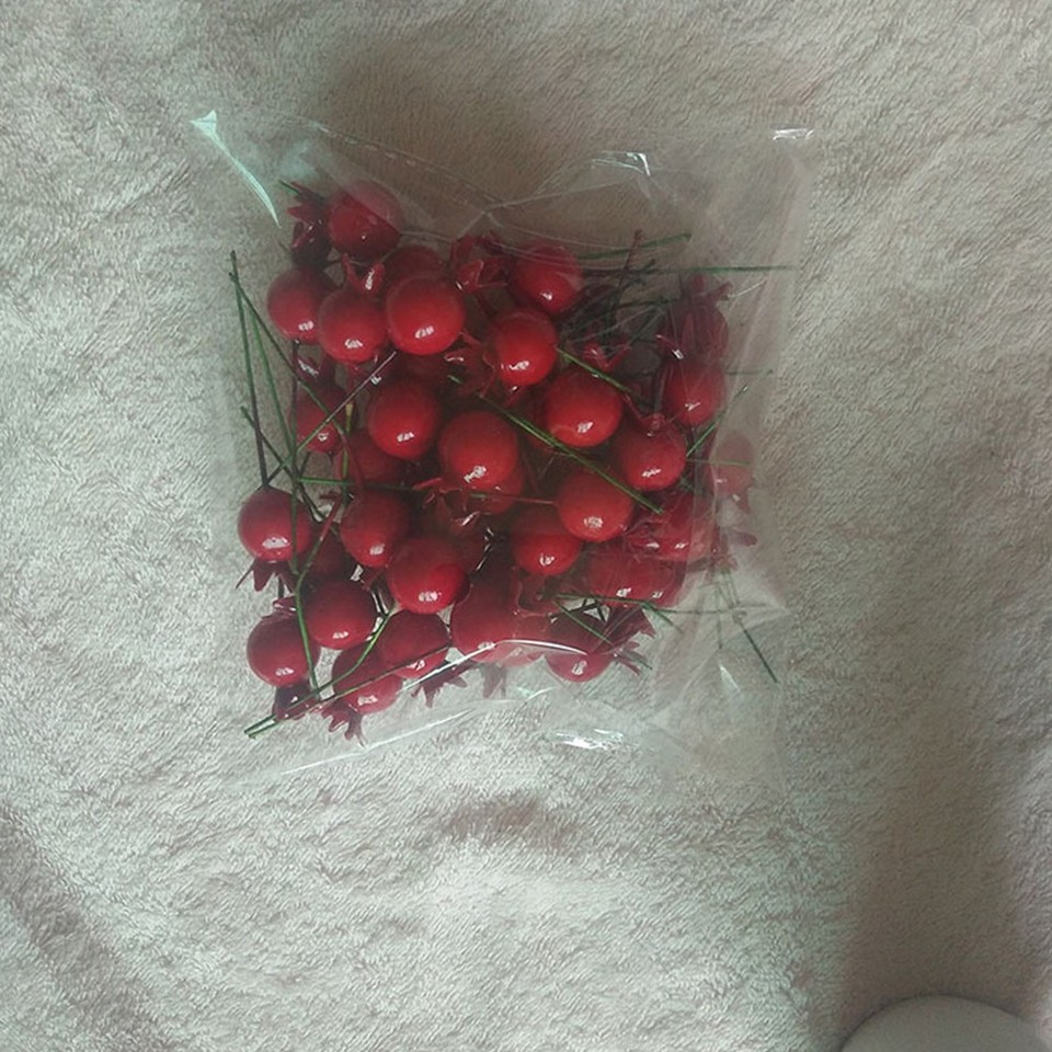 50 Pcs Artificial Pomegranates Decoration Micro Landscape Adornment ...