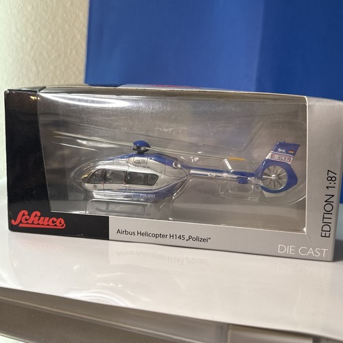 Schuco HO Scale 1:87 Airbus H145 German Police Polizei Helicopter | eBay