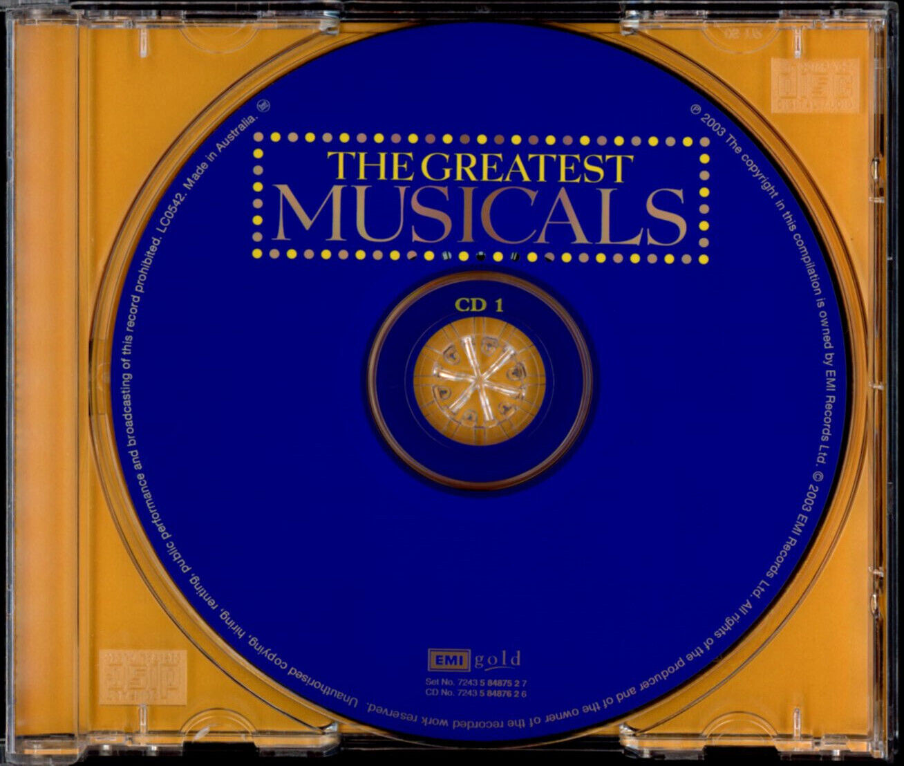 The Greatest Musicals CD 1 West Side Story / Oliver / Rose Marie NEW ...