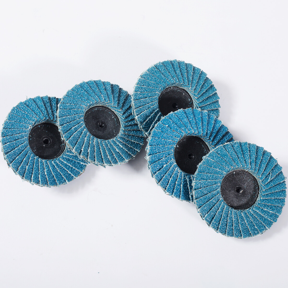 20pcs #80 Grit 50mm MINI FLAP DISC 2" QUICK CHANGE GRINDING SANDING PAD ...