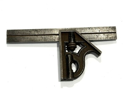Starrett 6” Combination Square Vintage Woodworking Machinist Tools | eBay