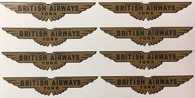 Boomaroo Wyn Toy British Airways York Sheet of 8 Stickers Collectables ...