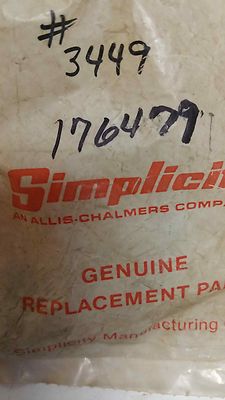 NOS Simplicity Part #176479 INTERLOCK, Ignition | eBay