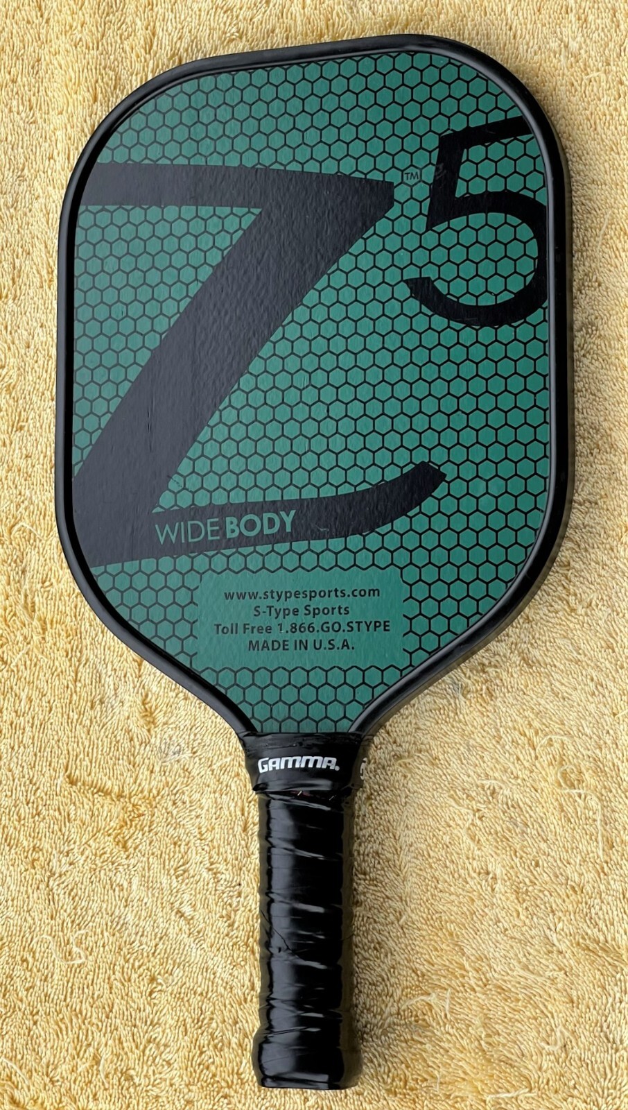 PICKLEBALL PADDLE STYPE SPORTS MODEL 5 Z WIDE BODY WEIGHT=8.7 OUNCES | eBay