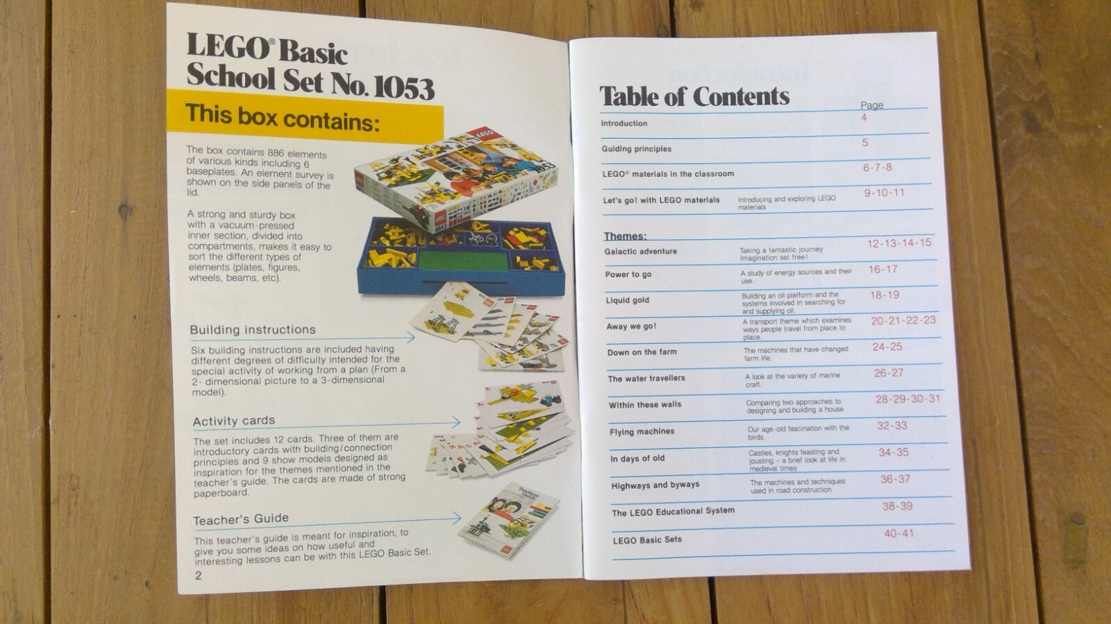 VINTAGE 1984 LARGE LEGO SET NUMBER 1053 TEACHERS SET **RARE** **AUSSIE ...