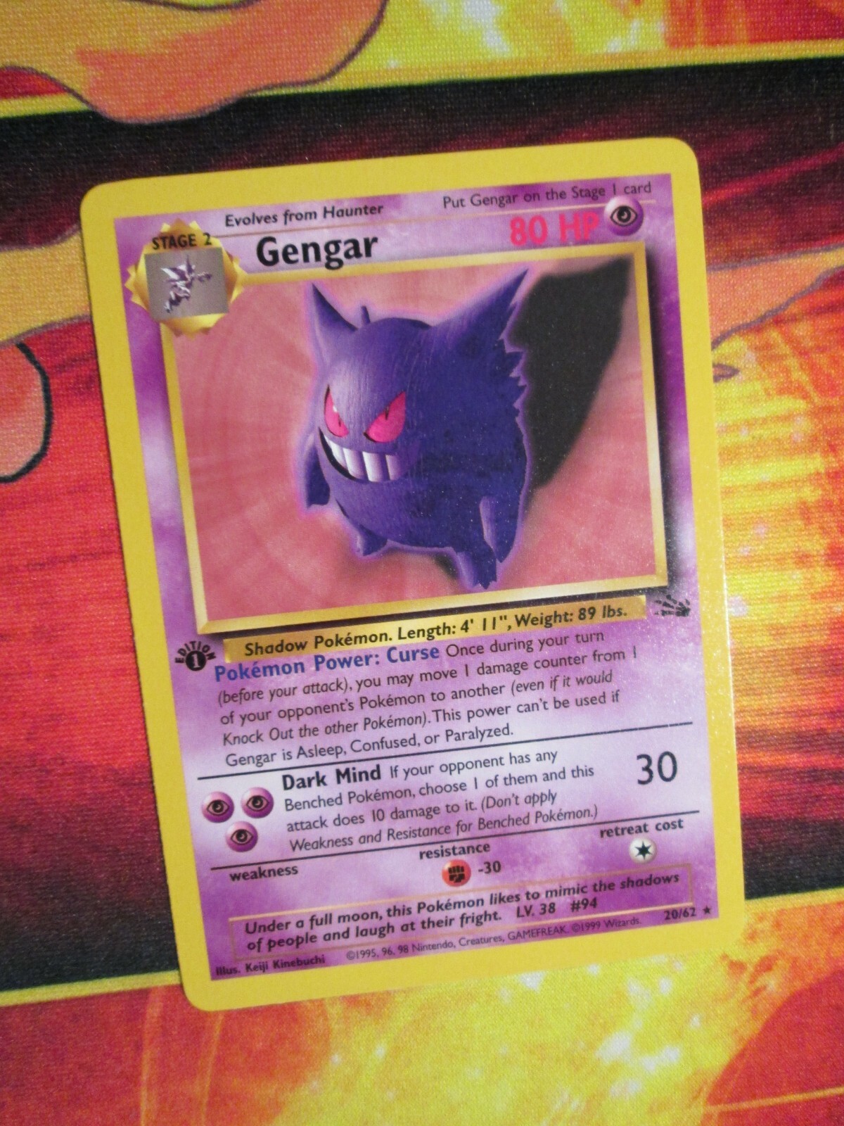Mega Gengar Card
