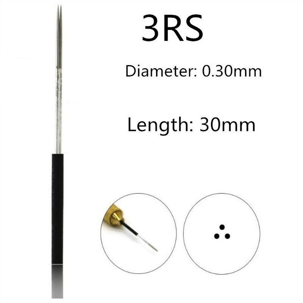 Microblading Shading 3RL 5RS Round Needles Permanent Makeup Tattoo Fog ...