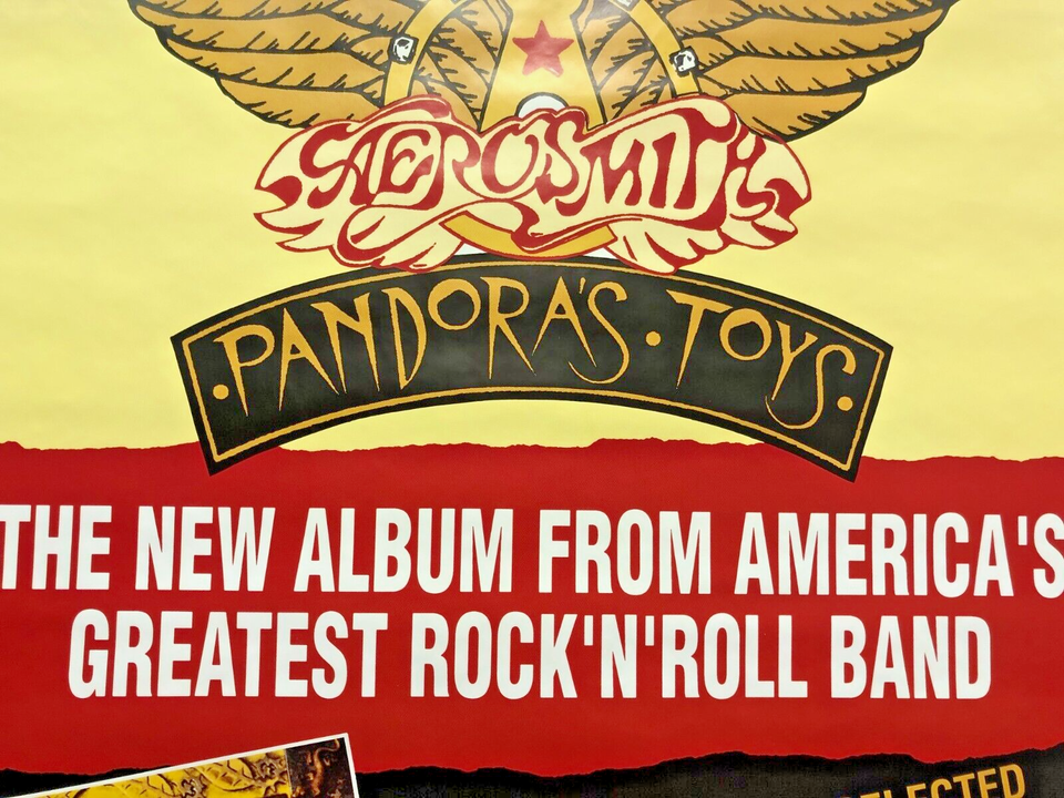 Aerosmith, XL Vintage Promo Poster 100x150 cm (40x60 inch) | eBay