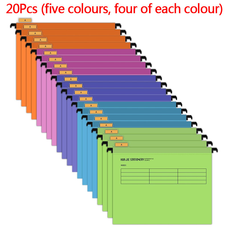 20Pcs Hanging Suspension Files Tabs Insert Filing Cabinet Foolscap Or ...