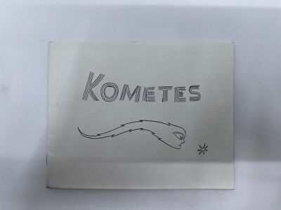 Rare Art Zine KOMETES Stefan Gruber 2003 Moxie Comic MIni-Comic Comix ...