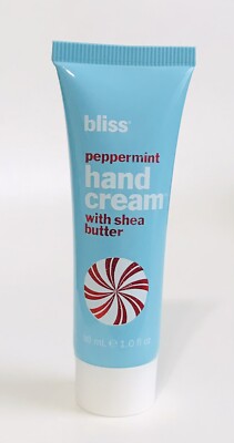 New Bliss Peppermint Hand Cream with Shea Cream 1 fl oz Fast Ship | eBay