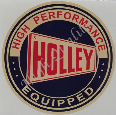 HOLLEY HIGH PERFORMANCE EQUIPPED --- DECAL STICKER. Y015 | eBay