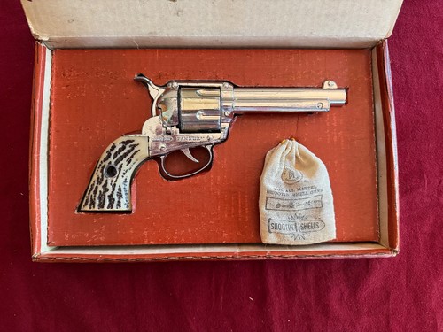 Mattel Shootin Shell Cap Gun w/ Box, Bullets, Pouch,Greenies ...