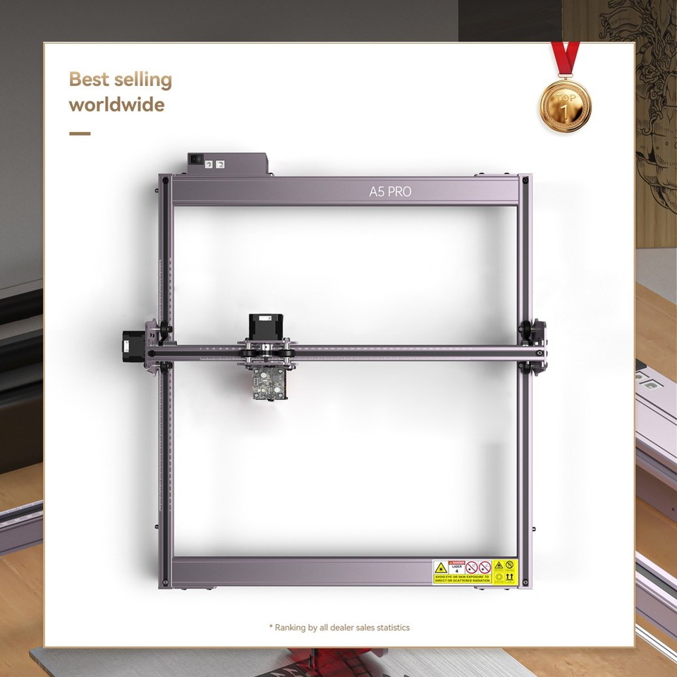ATOMSTACK A5 Pro Laser Engraver 40W CNC Cutting Machine for Wood Metal ...
