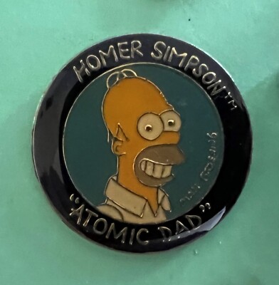 PIN'S SPILLA TV BD BANDE DESSINEE HOMER SIMPSOM TM "ATOMIC BAD" MATT ...