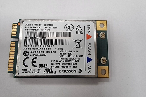 Lenovo T520 F5521gw UMTS WWAN Ericsson T420 X220 L420 L520 W520 | eBay