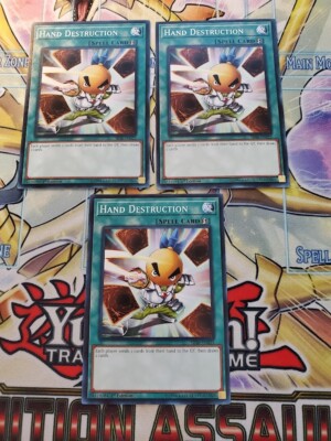 Yugioh - Hand Destruction SR06-EN025 NM 1st ed Common x3 | eBay