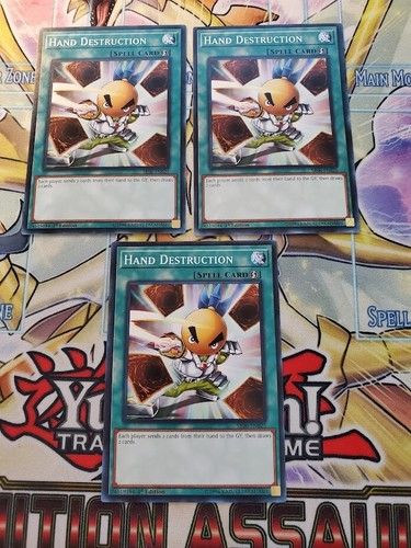 Yugioh - Hand Destruction SR06-EN025 NM 1st ed Common x3 | eBay