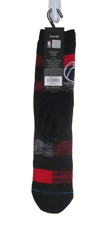 NWT Stance Washington Wizards Cryptic Casual Crew Socks L Black | eBay