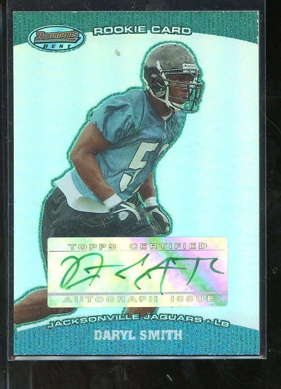 CERTIFIED AUTOGRAPH CARD #316/499DARYL SMITH MINT E011910 | eBay