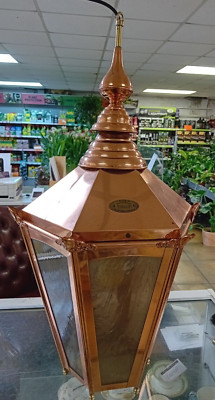 Reproduction Victorian Style Copper Hanging Street Light by Cox ...