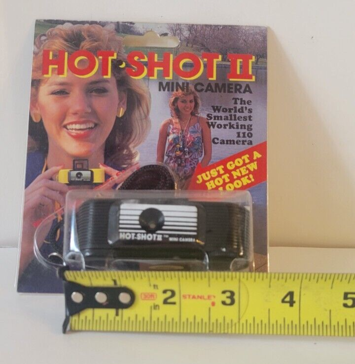 Vintage Red Hot Shot II Mini 110 Camera By Hyman New Old Stock 3in ...