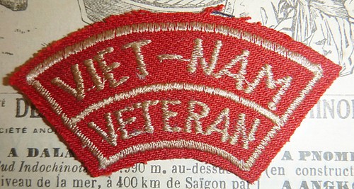 Scroll Patch - MACV-SOG - VETERAN - Shoulder / Hat Patch - Vietnam War ...