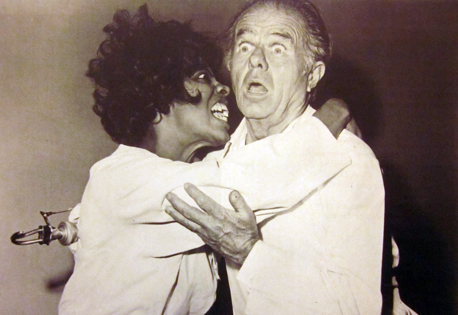 BLACULA clipping Elisha Cook Jr. sexy Ketty Lester B&W photo 1972 ...