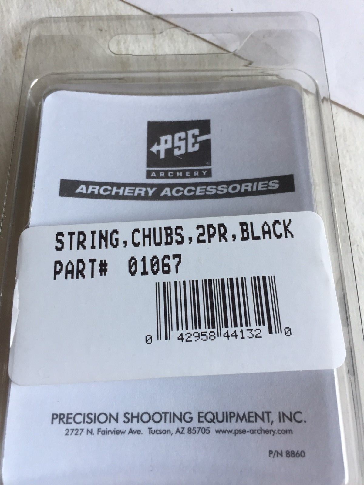 PSE Black Rubber String Chubs String Vibration Dampening 4-Pack #01067 ...