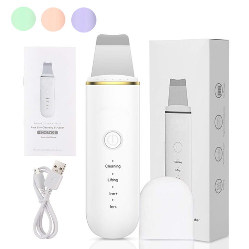 Face Scrubber Deep Skin Spa Cleaner Pore Blackhead Remover Spatula USB ...